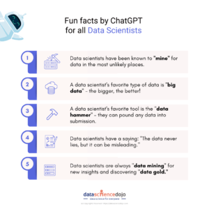 Fun Facts for Data Scientists According to ChatGPT