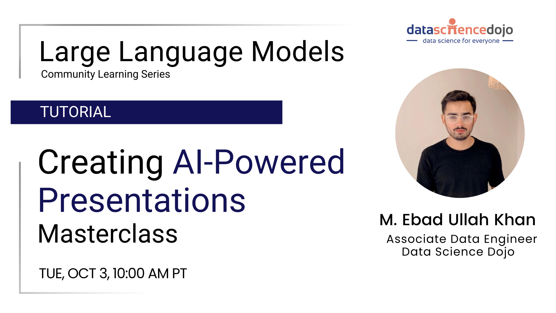 Creating AI-Powered Presentations: Masterclass | Data Science Dojo