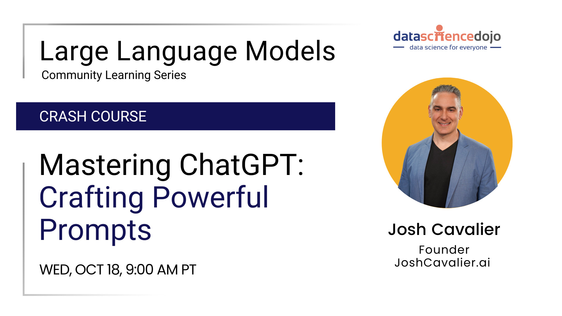 Mastering ChatGPT: Crafting Powerful Prompts | Data Science Dojo Mastering ChatGPT: Crafting Powerful Prompts | Data Science Dojo
